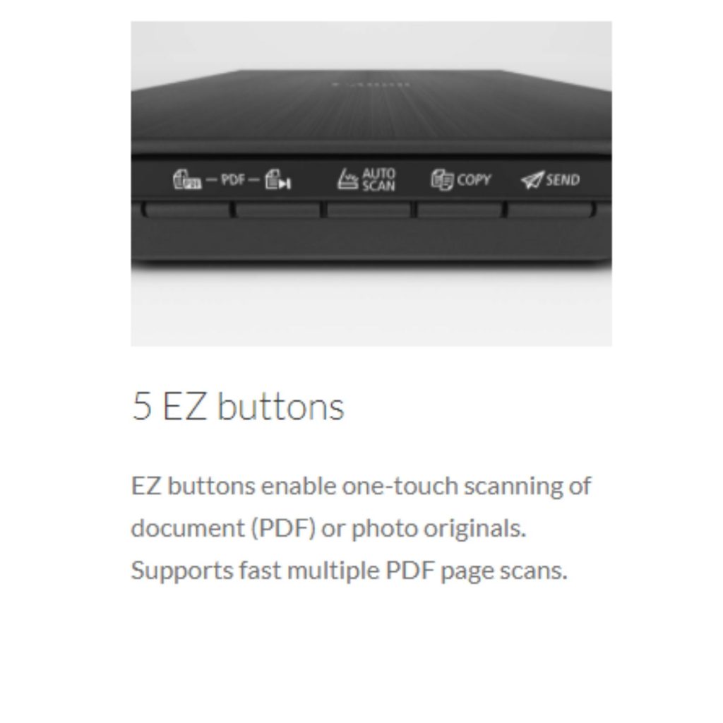 Canon ImageFORMULA R40 Office Document Scanner For PC and Mac, Color ...