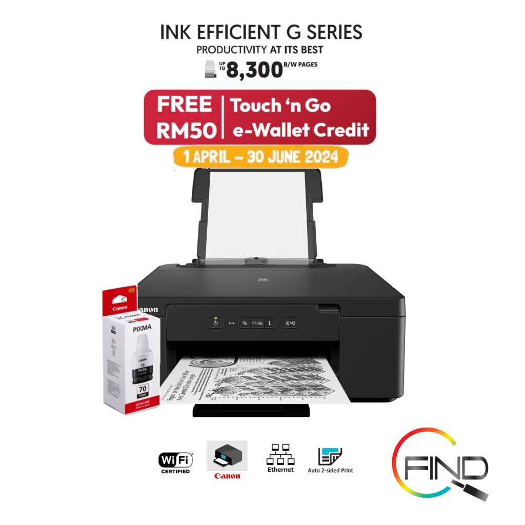 Canon PIXMA GM2070 Refillable Ink Tank Direct Wireless Network ...