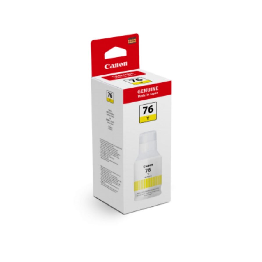 Canon GI-76 Pigment Yellow Cartridge (135ml) for GX3070/GX4070/GX5070 ...