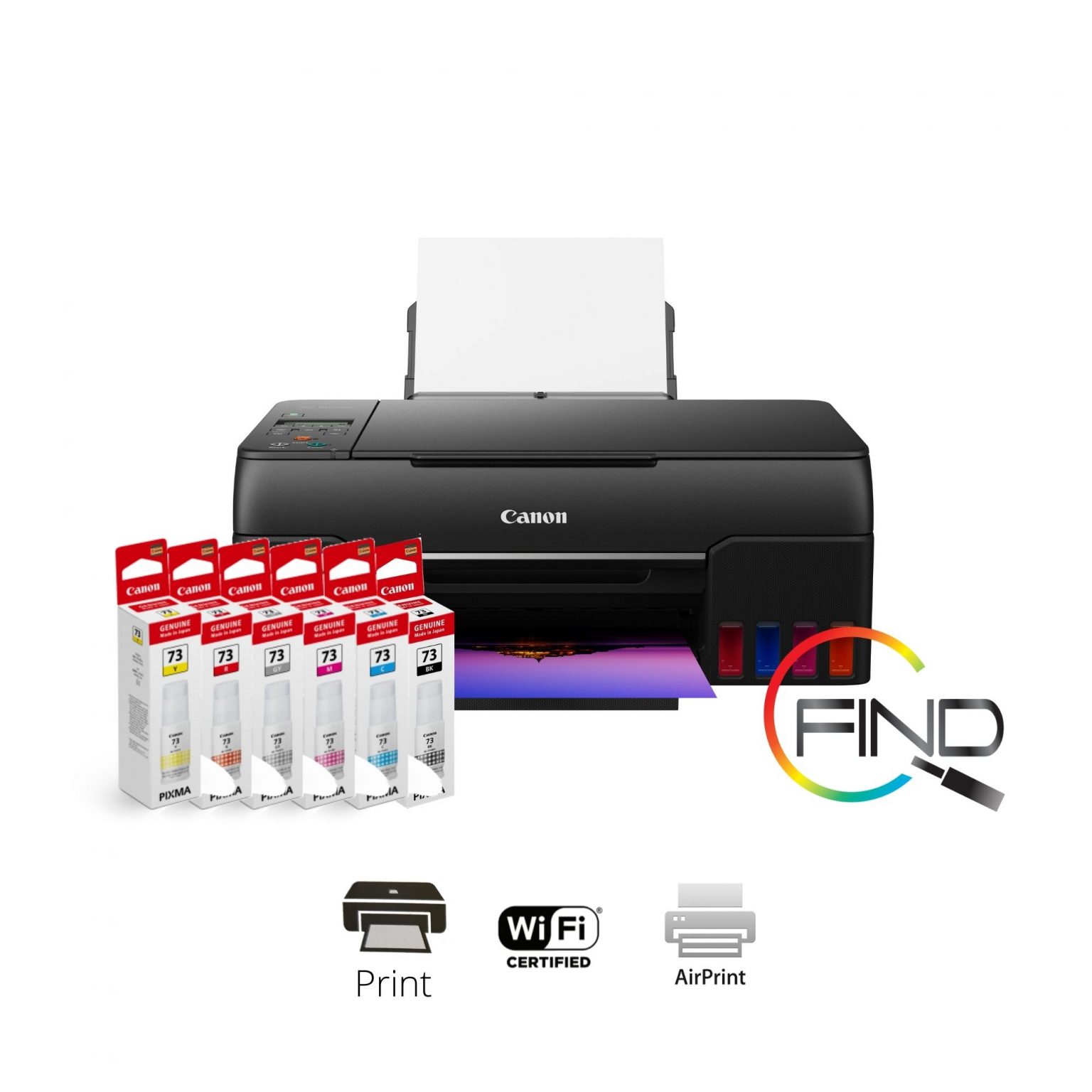 Canon Pixma G570 Easy Refillable Ink Tank for High Volume Quality Photo ...