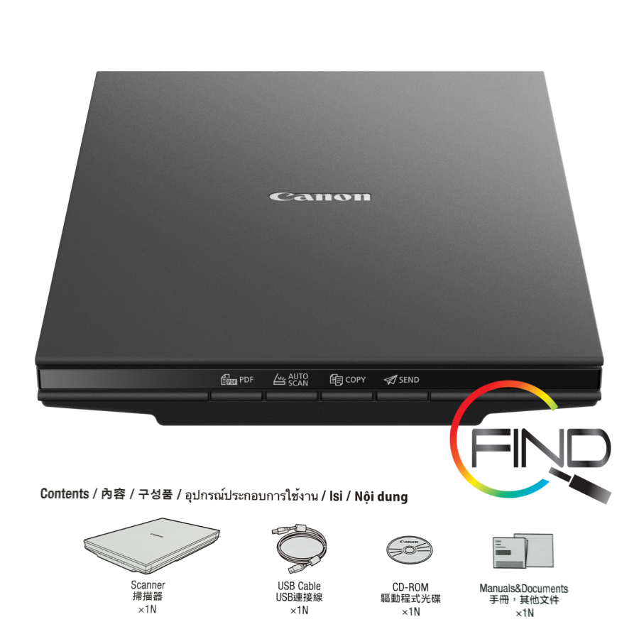 Canon ImageFORMULA R40 Office Document Scanner For PC and Mac, Color ...