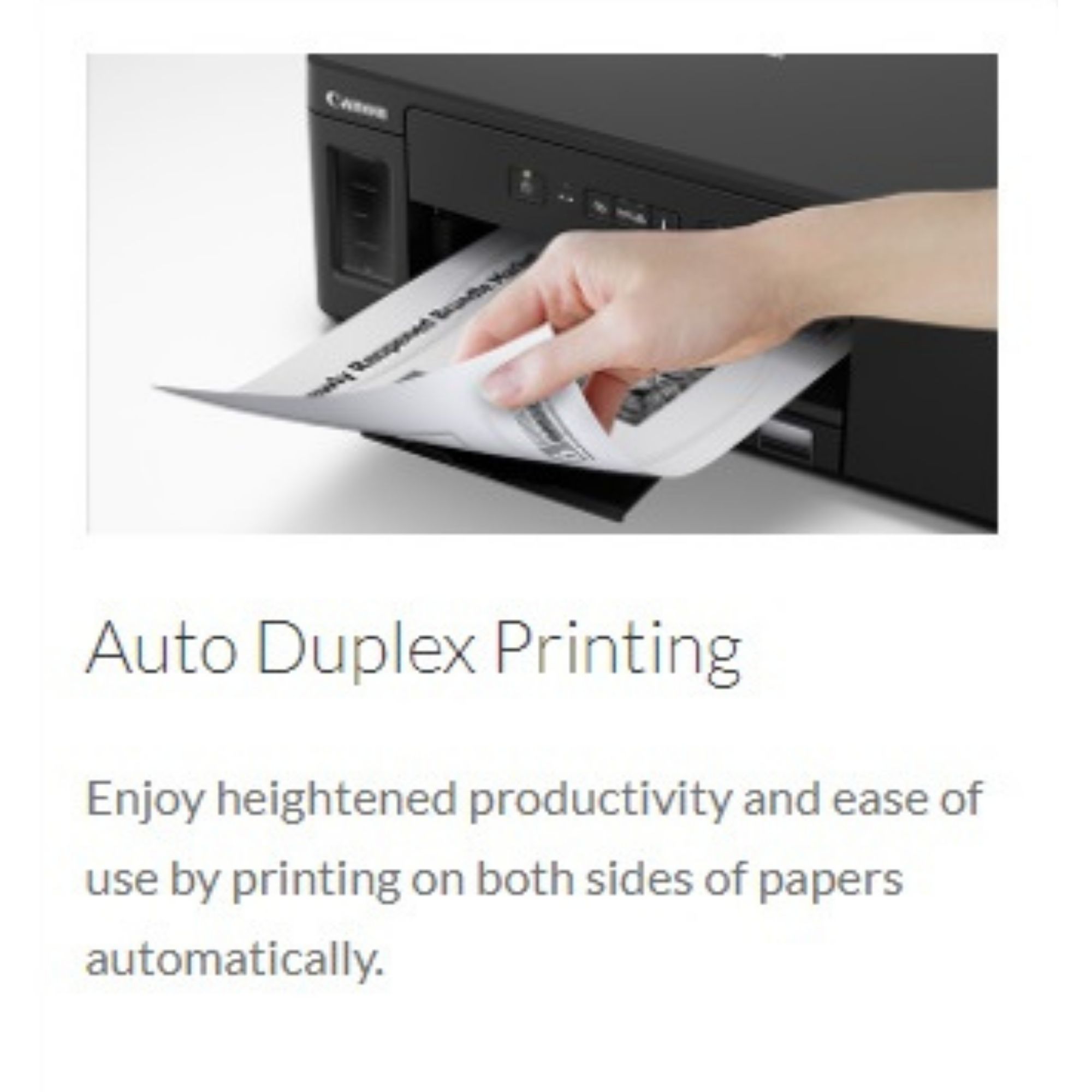 Canon PIXMA GM2070 Refillable Ink Tank Direct Wireless Network ...