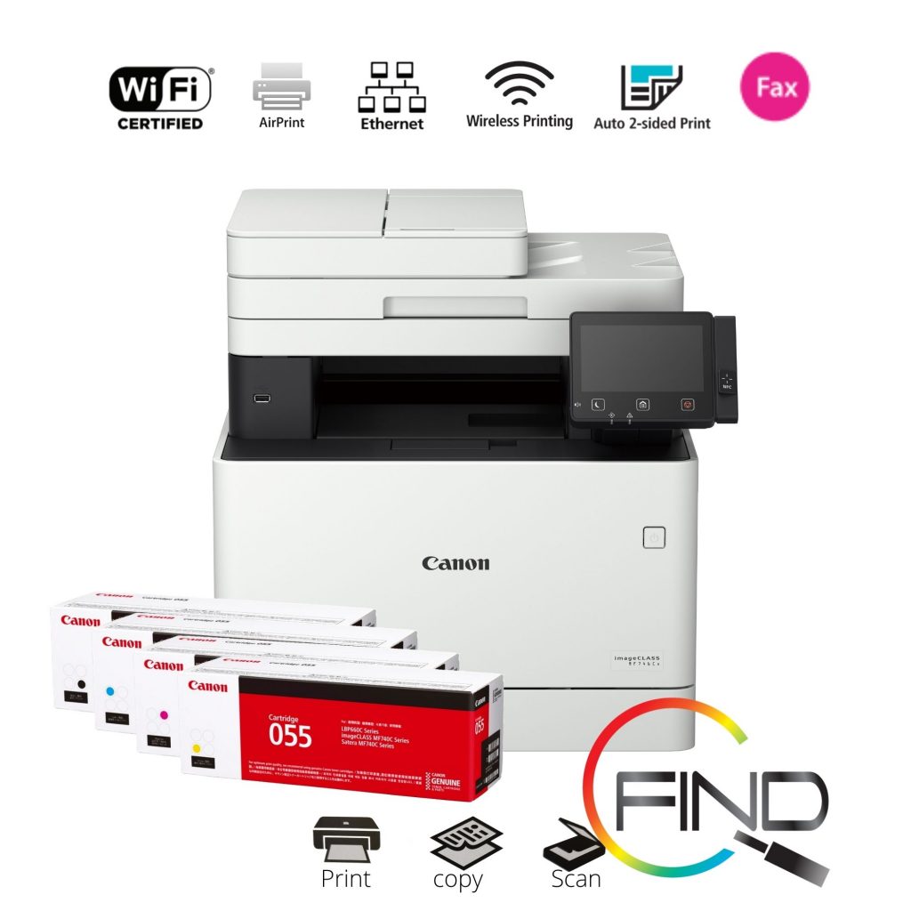 Canon imageCLASS MF746Cx 4-in-1 (Print/Scan.Copy/Fax) Colour ...