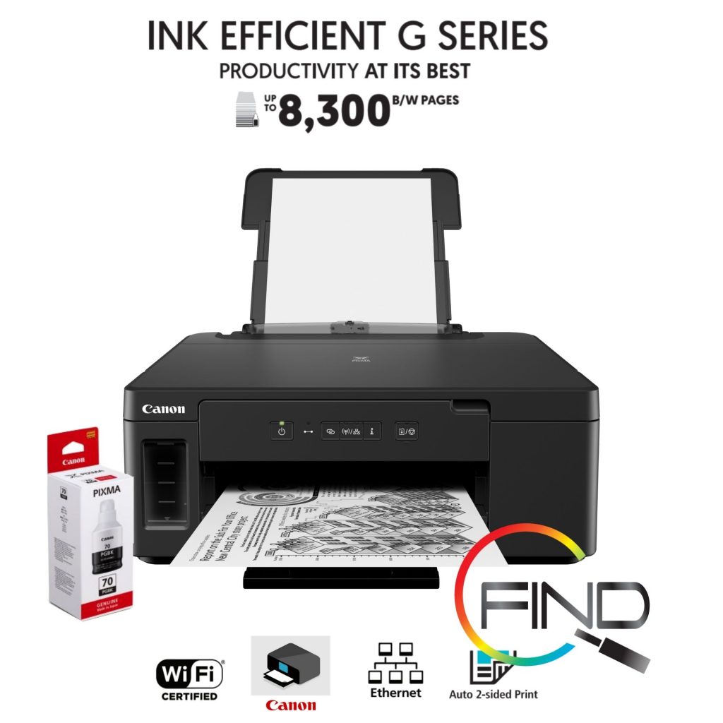 Canon PIXMA GM2070 Refillable Ink Tank Direct Wireless Network ...
