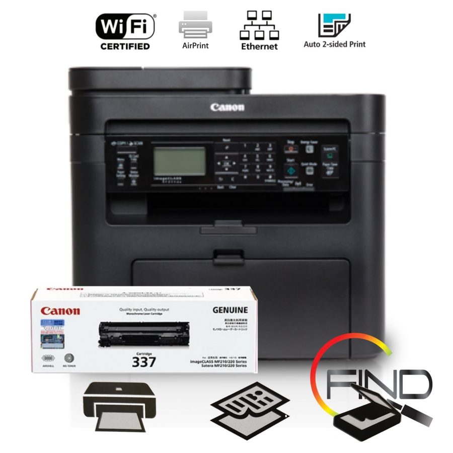 CANON imageCLASS MF244DW ALL IN ONE WIFI LASER PRINTER (PRINT/COPY/SCAN ...