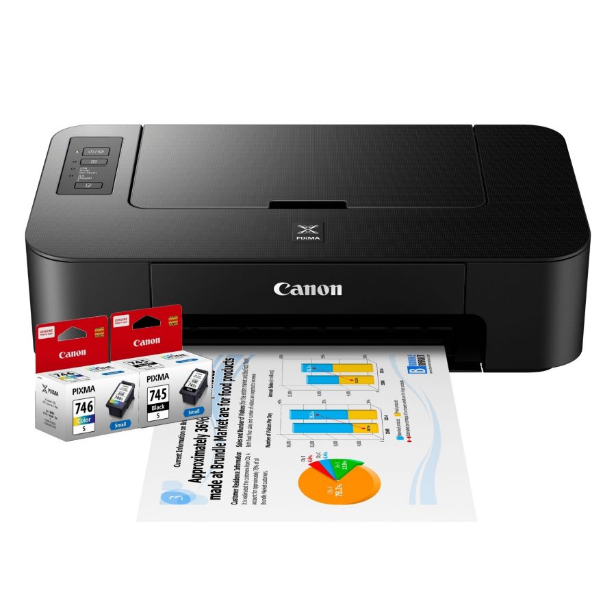 CANON PIXMA TS207 SINGLE-FUNCTION PRINTER Support 4R Borderless Photo ...