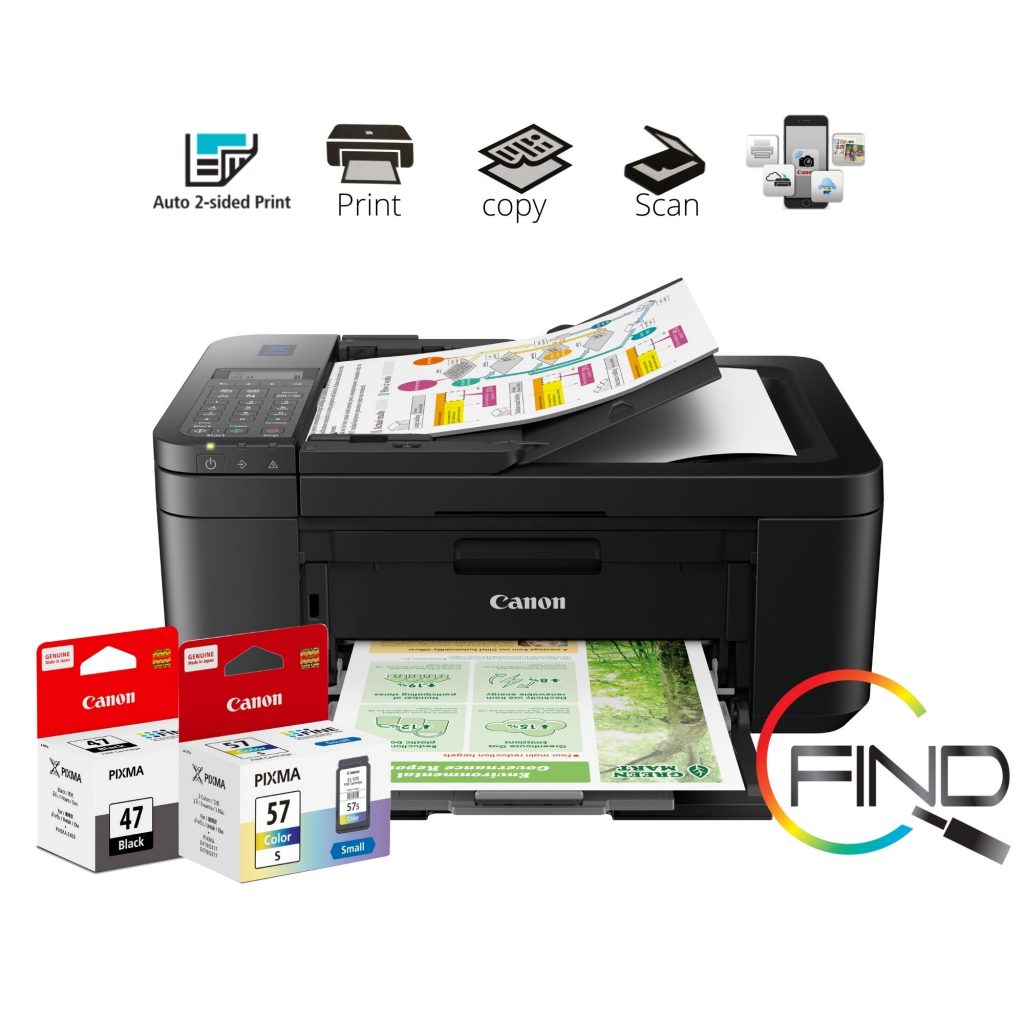 [NEW] CANON PIXMA E4570 AIO PRINTER (Print/Scan/Copy/Fax) Support Auto ...