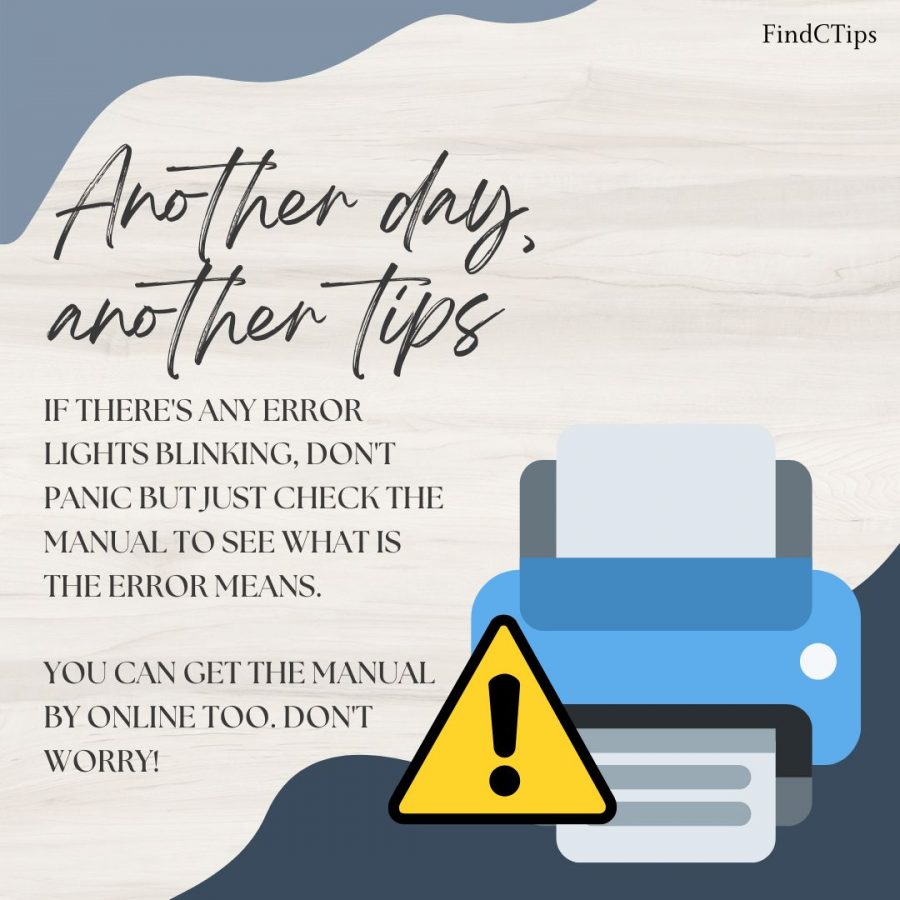 Your Printer have Error Lights Blinking? – FindC