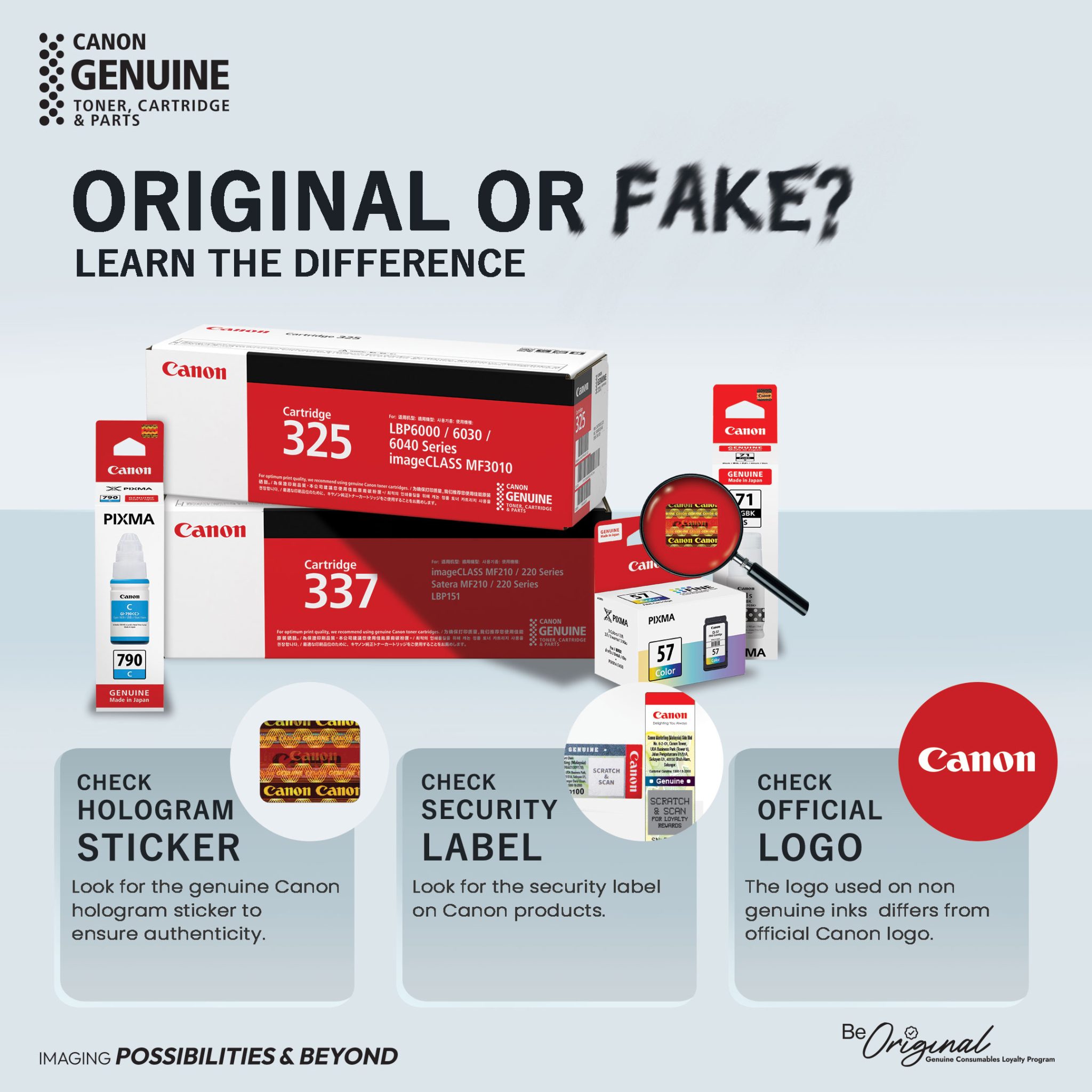 Canon PG-47 Black / CL-57S / CL-57 Color cartridge for E400/410/460/470 ...