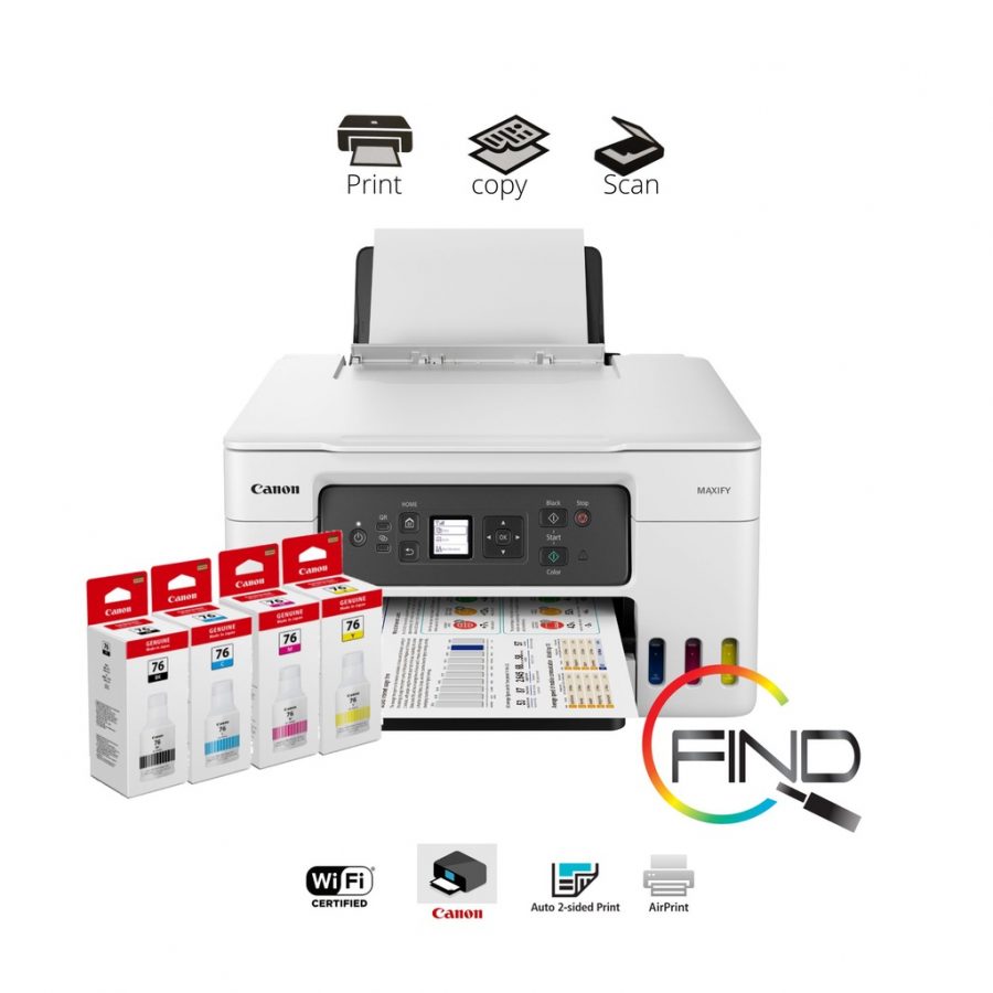 Canon MAXIFY GX3070 High-Performance Wireless Ink Tank A4 Printer for ...