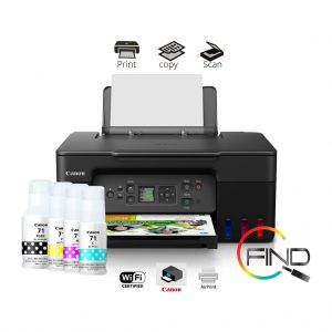 Canon PIXMA G3770 AIO A4 Printer (Black) Print/Scan/Copy Wireless ...