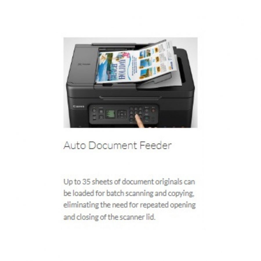 Canon PIXMA G4770 AIO A4 Printer Print/Scan/Copy Wireless Refillable ...