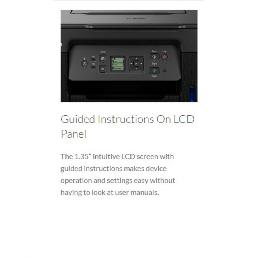 Canon PIXMA G3770 AIO A4 Printer (White) Print/Scan/Copy Wireless ...
