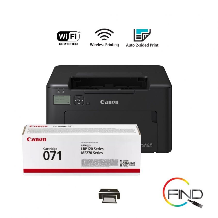 Canon imageCLASS LBP122dw Auto Duplex Monochrome Printer with Wireless ...