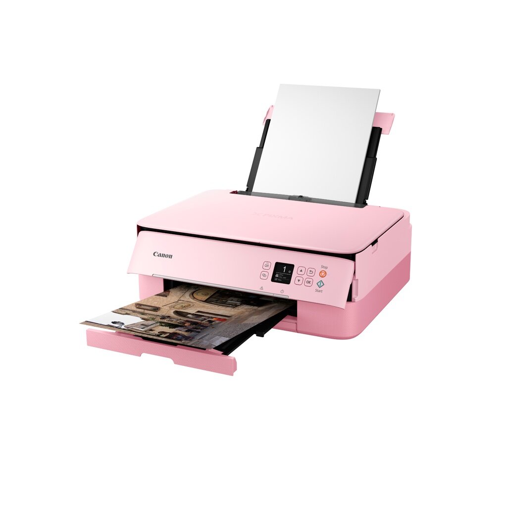 Canon PIXMA TS5370a (Black/Green/Pink) Compact Wireless Photo All-In ...