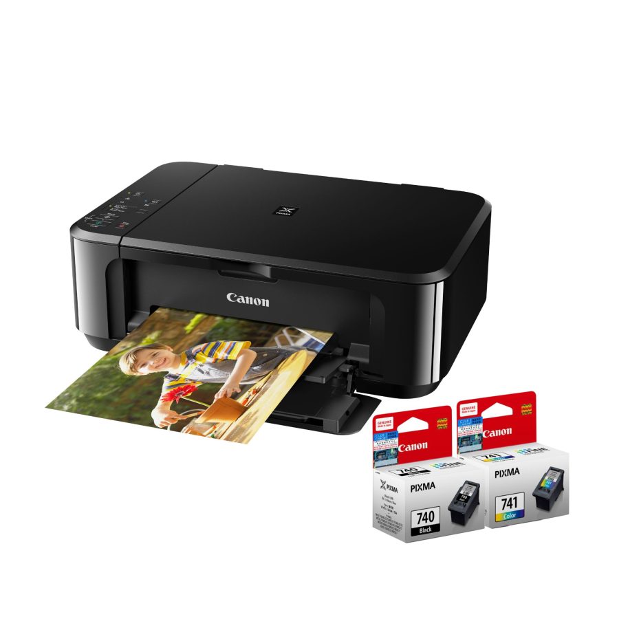 Canon PIXMA MG3670 (Black/Red) AIO WIFI Borderless Printer (Print/Scan ...